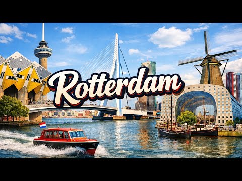 Rotterdam, Avrupa’nın En Modern Şehri 🇳🇱 | Hollanda’nın Yeniden Doğan Şehri