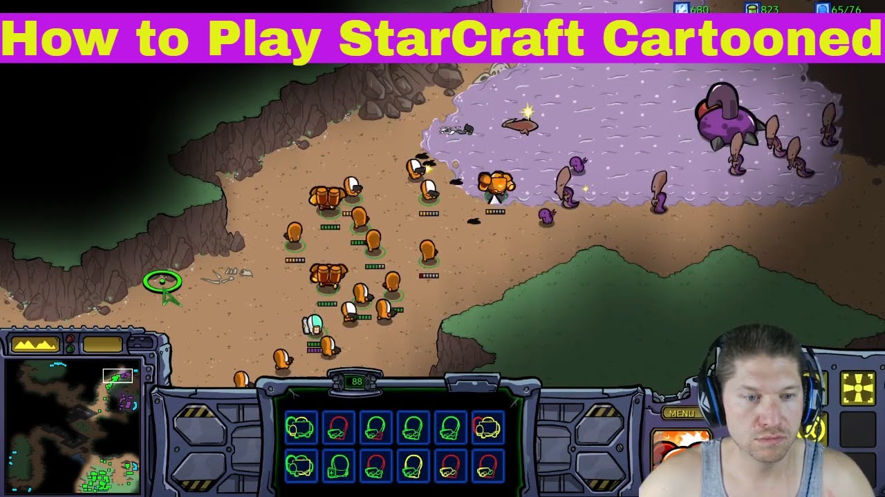 Starcraft Cartooned Terran Vs Zerg Ranked 1v1 Ladder - YouTube
