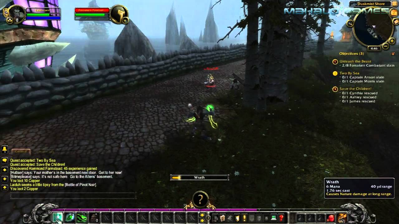 WoW Cataclysm Worgen Campaign Part 6 - YouTube