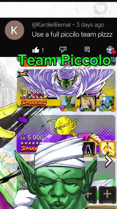 Team Piccolo Vs This World 🌍 (Dragon Ball Legends) #dbl # ...