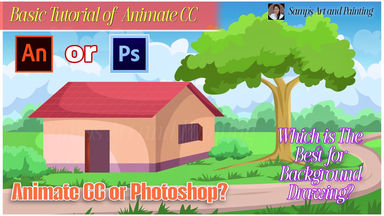 Which Software is the Best for Background Drawing ! / Animate CC or ...