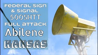 Federal Signal 500SHTT Tornado Siren in Attack. | Doovi