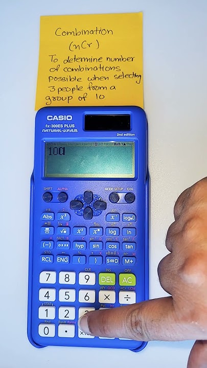 Combination nCr function on scientific #calculator #maths #education ...