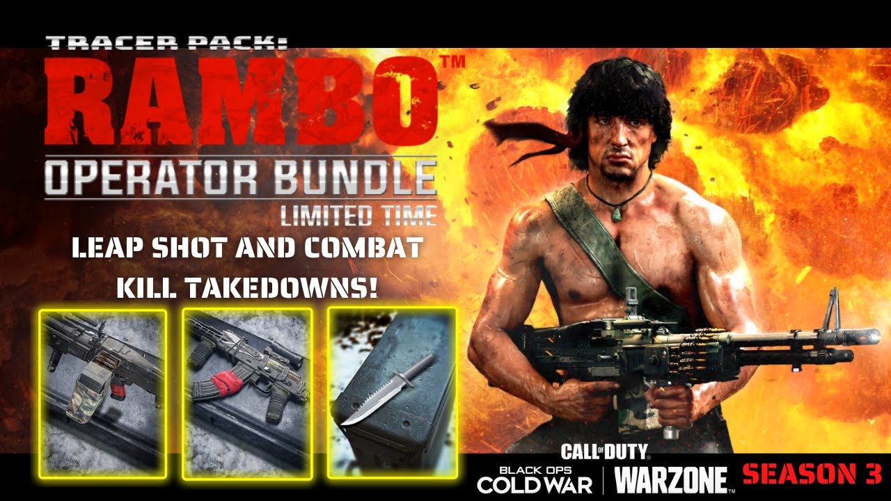 RAMBO OPERATOR BUNDLE!! (Call Of Duty: Season 3 - Black Ops | Warzone ...