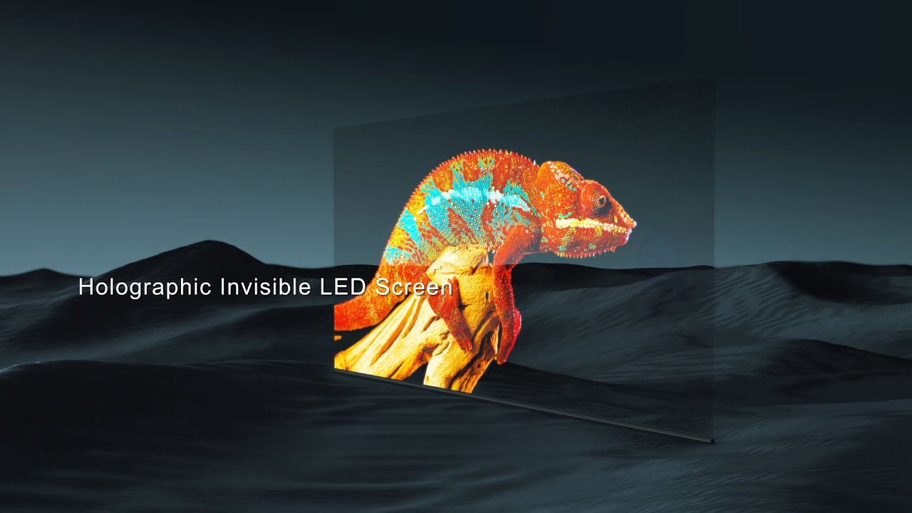 MUXWAVE Holographic Invisible Screen Series M - YouTube