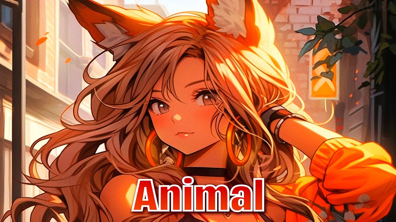 Nightcore - Animal (Lyrics / sped up) - YouTube