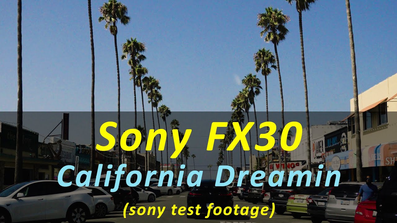 Sony FX30, 4K sample footage - California Coast - YouTube