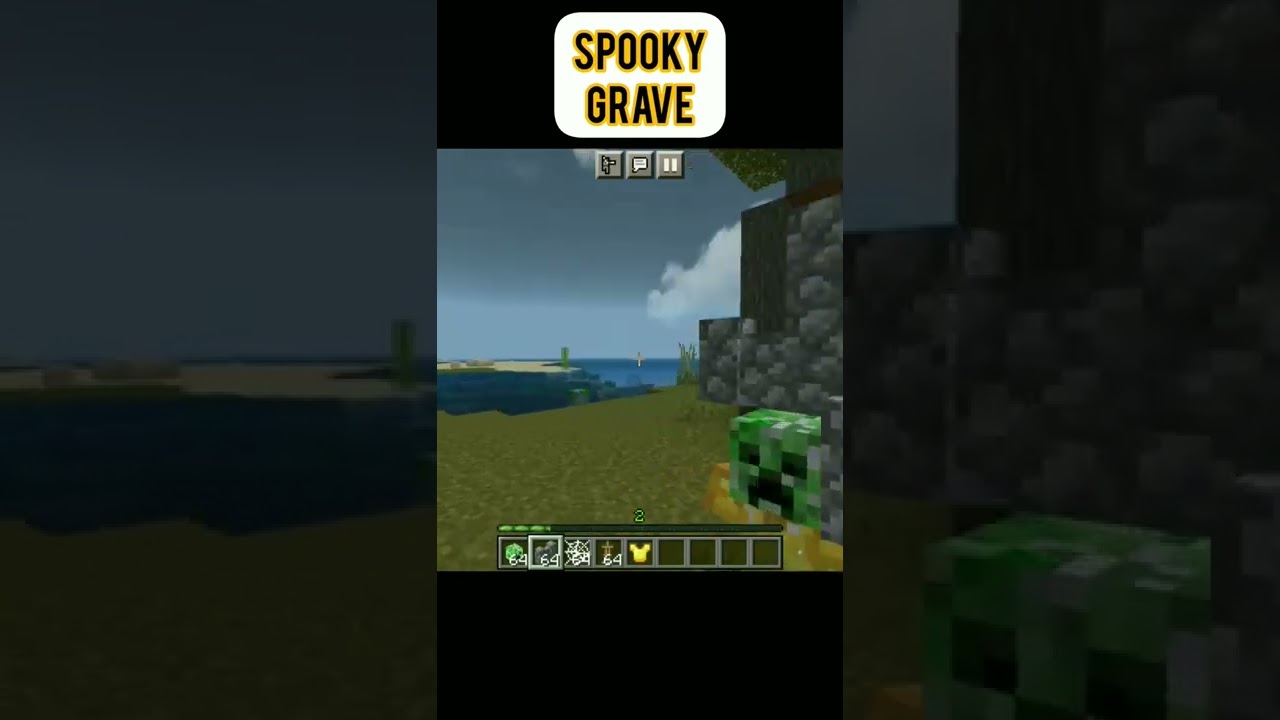 minecraft spooky grave - YouTube