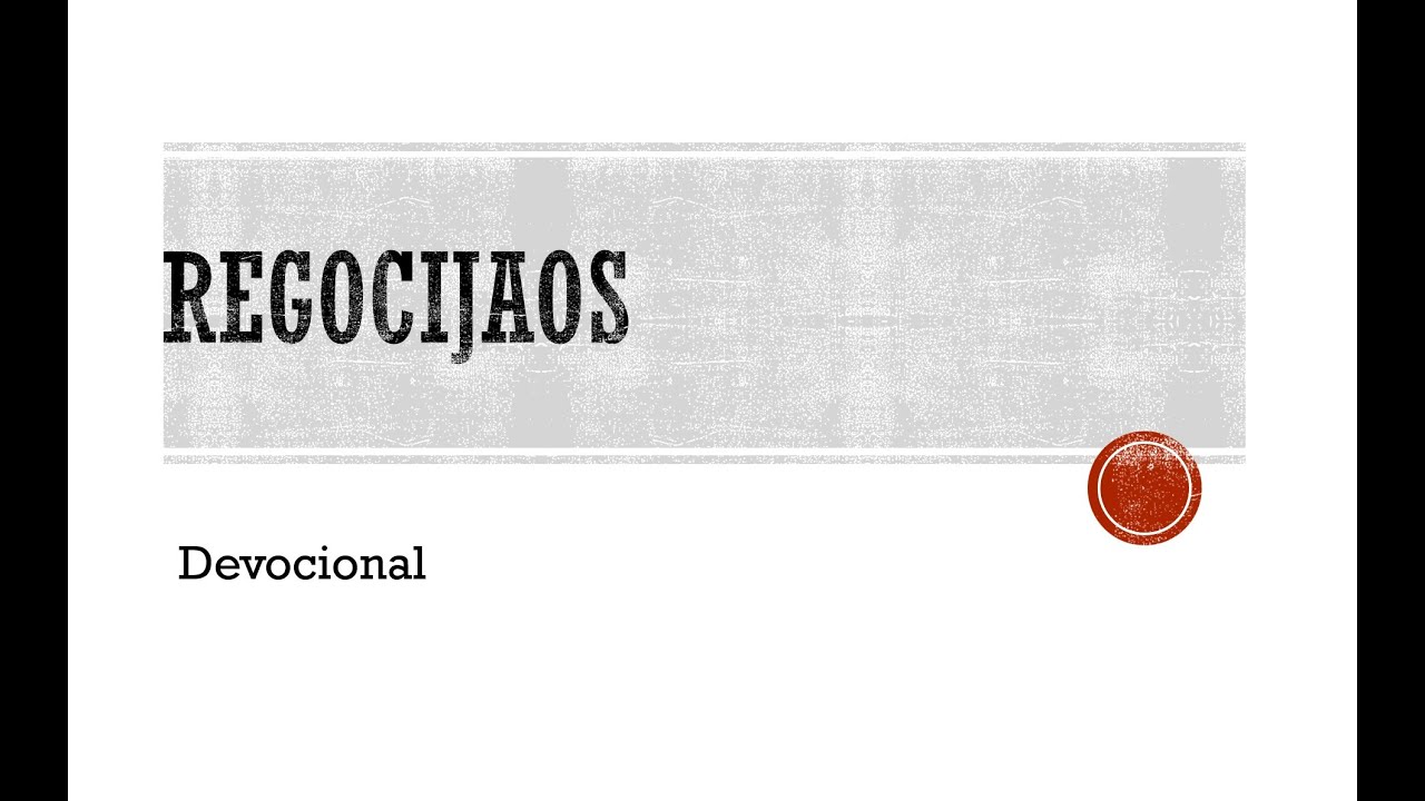 Regocijaos - YouTube