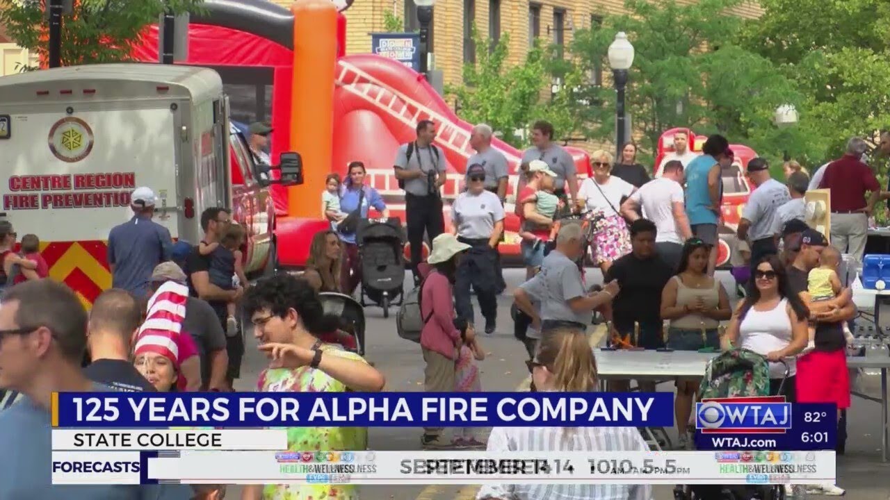 Alpha Fire Company celebrates 125 years, honors legacy - YouTube