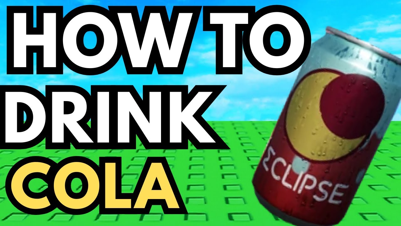 How To Drink Cola In Evade On Roblox - YouTube
