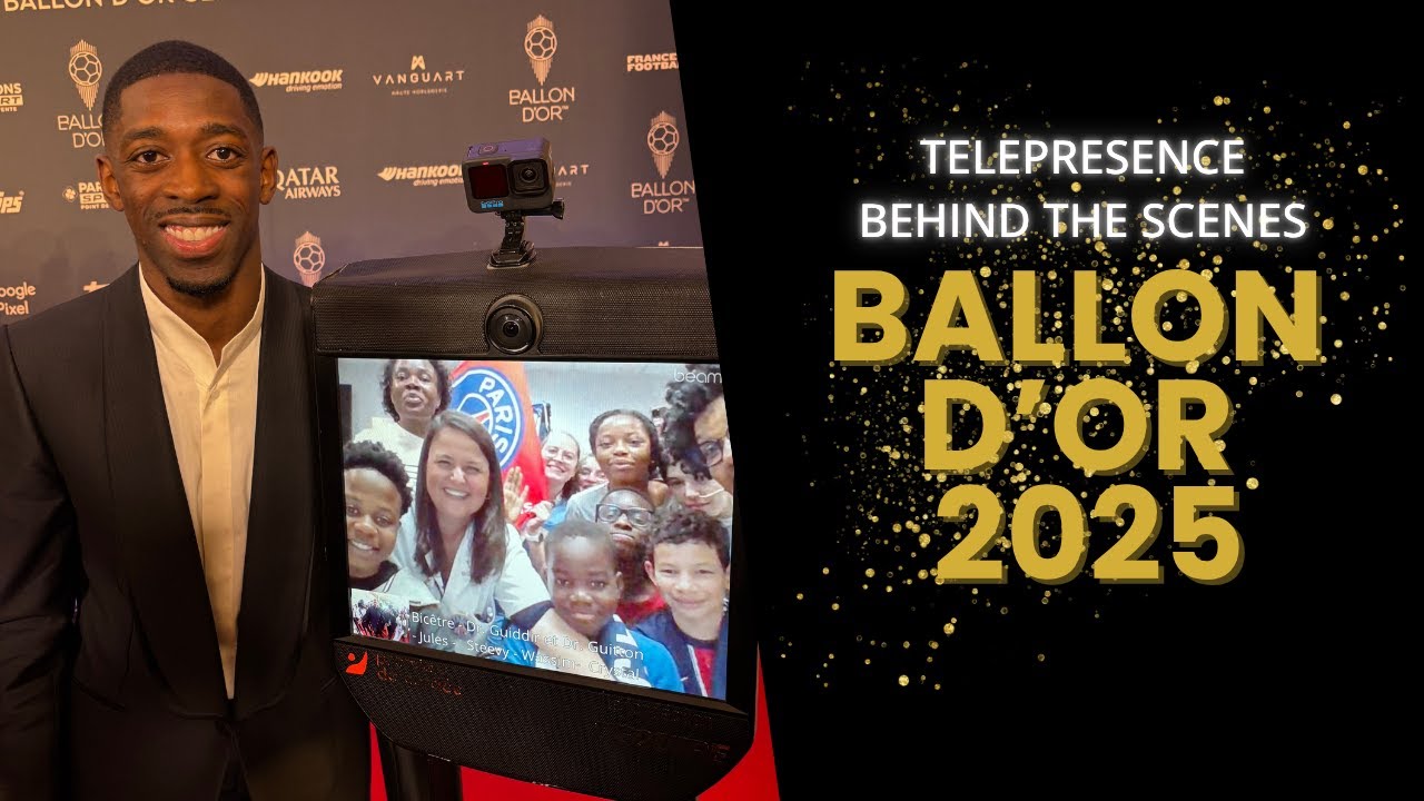Ballon d'Or 2025 : Telepresence brings Hospitalized Children to the Red ...