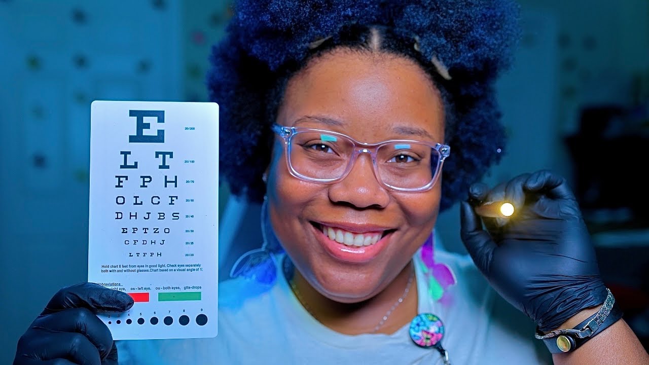 ASMR Nurse Eye Exam Eye Chart Test Follow My Instructions Follow ASMR Nurse Eye Exam Eye Chart Test Follow My Instructions Follow