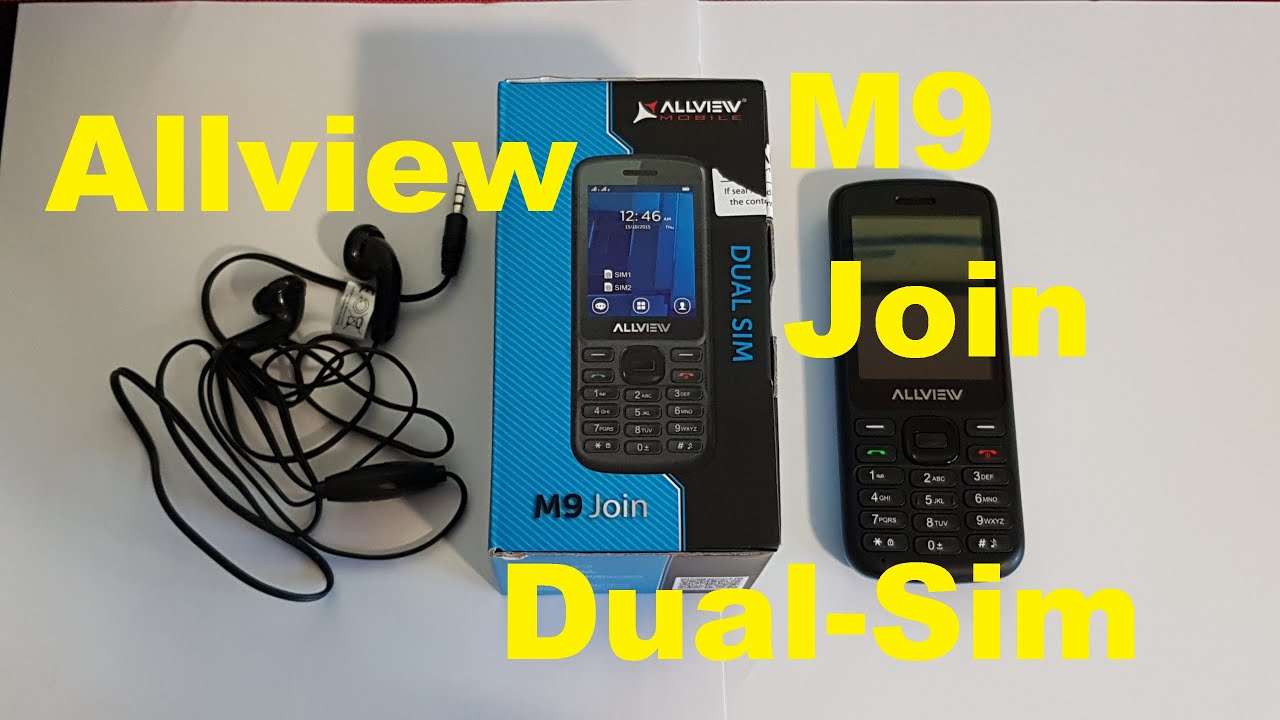 Allview M9 Join dual sim cu 3G, review, unboxing si mici ponturi - YouTube