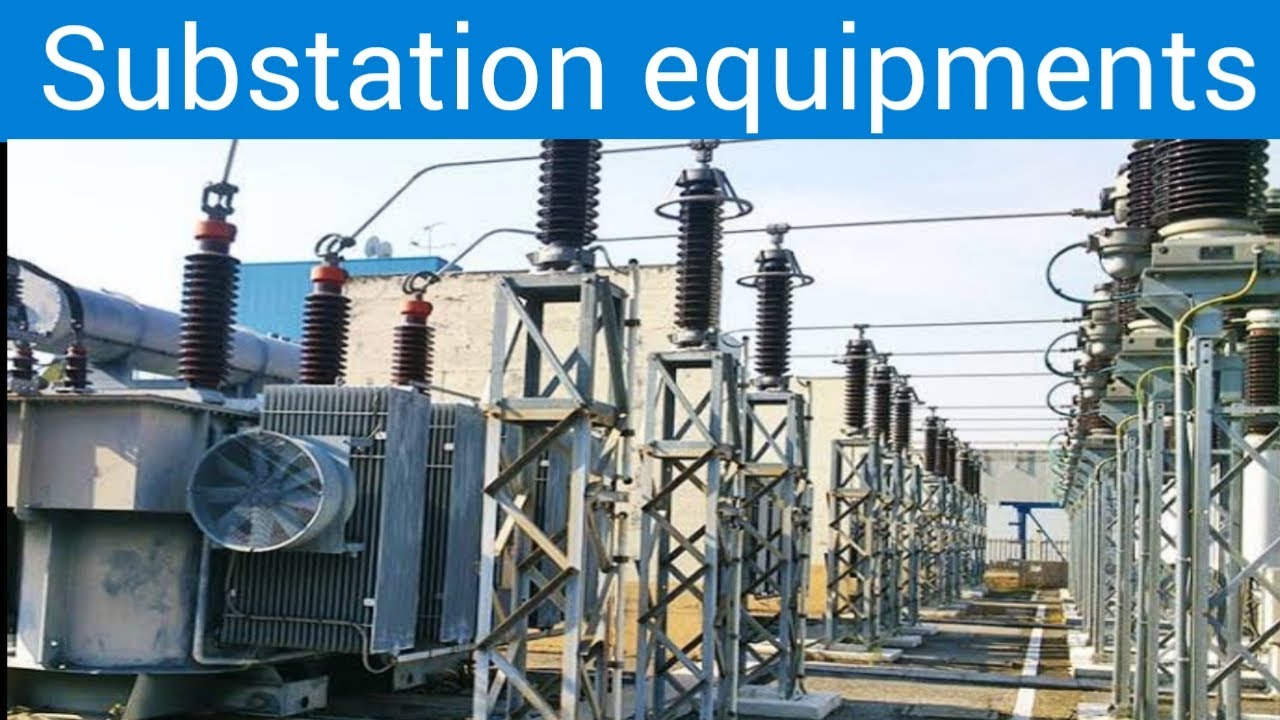 Substation equipments and their functions/ circuit breaker/CT/PT/power ...