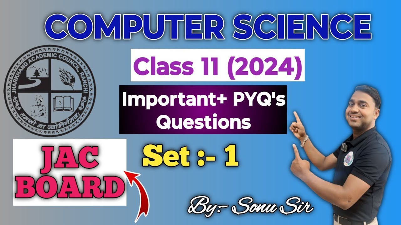 Computer Science||Class 11||Set-1||Most important Questions #computer # ...