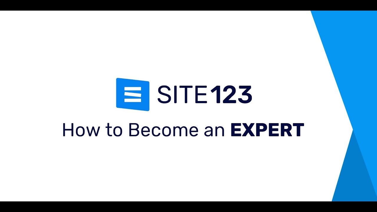How to Become SITE123 Expert - The Experts Program - YouTube