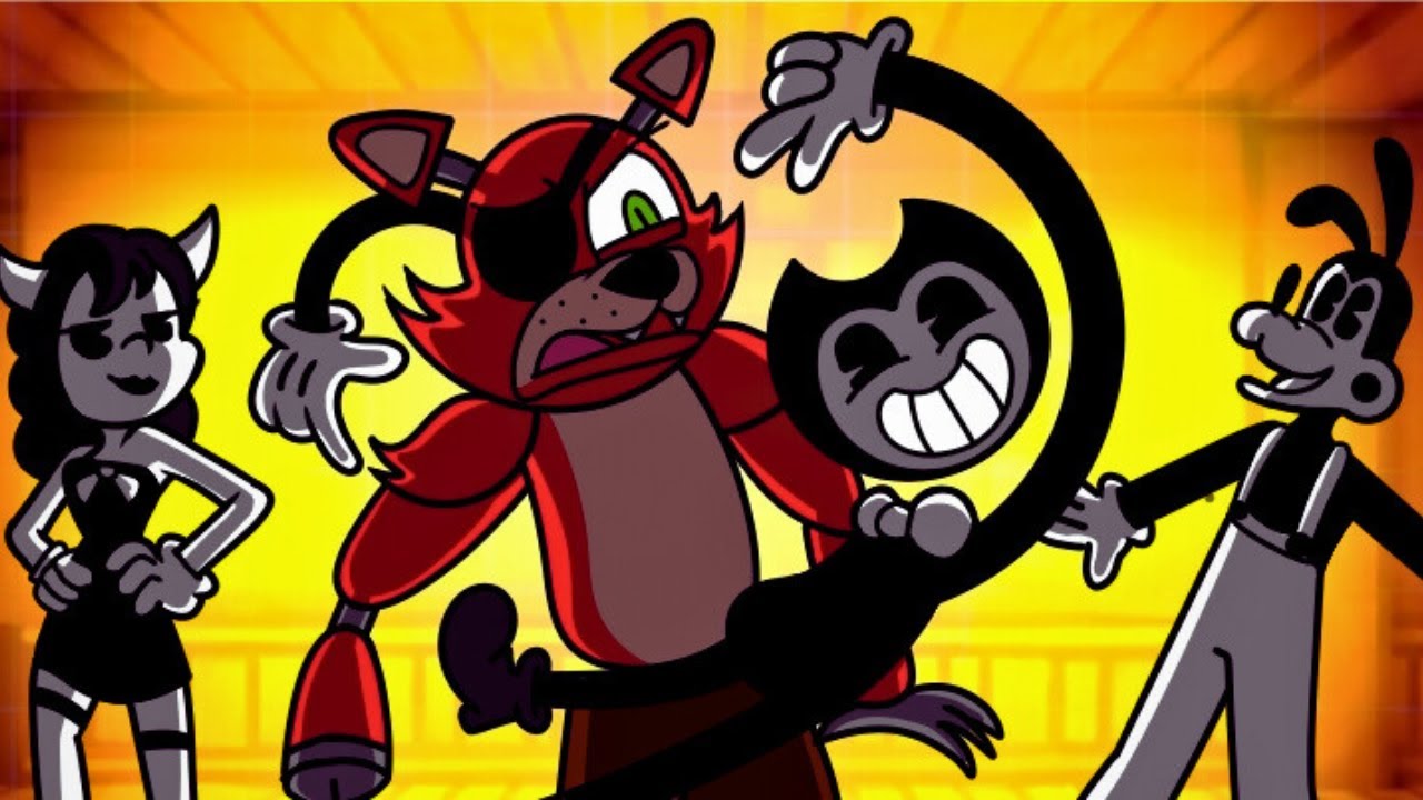 FNAF VS BENDY | Animación en español - YouTube
