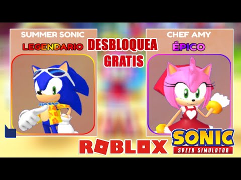 ¡COMO DESBLOQUEAR A SUMMER SONIC Y CHEF AMY GRATIS EN SONIC SPEED ...