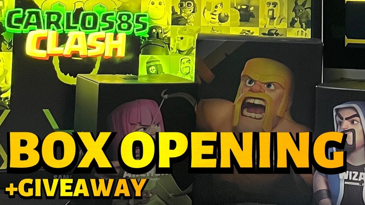 SUPERCELL MERCH BOX OPENING + GIVEAWAY - YouTube