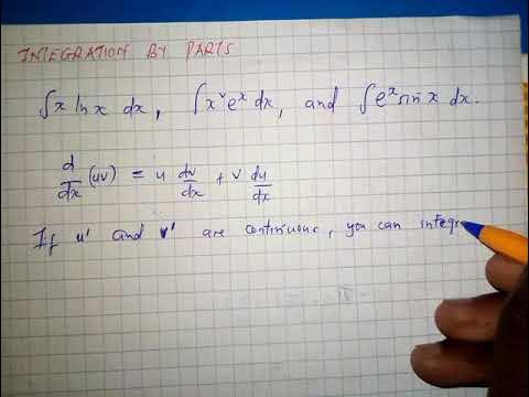 Integration by Parts - Introduction - YouTube
