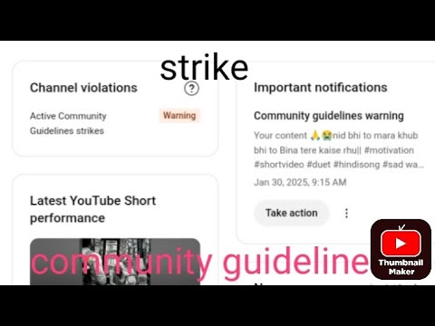 🙏🤣😭🥵😰community guideline strike||#youtubelong #longvideo #community # ...