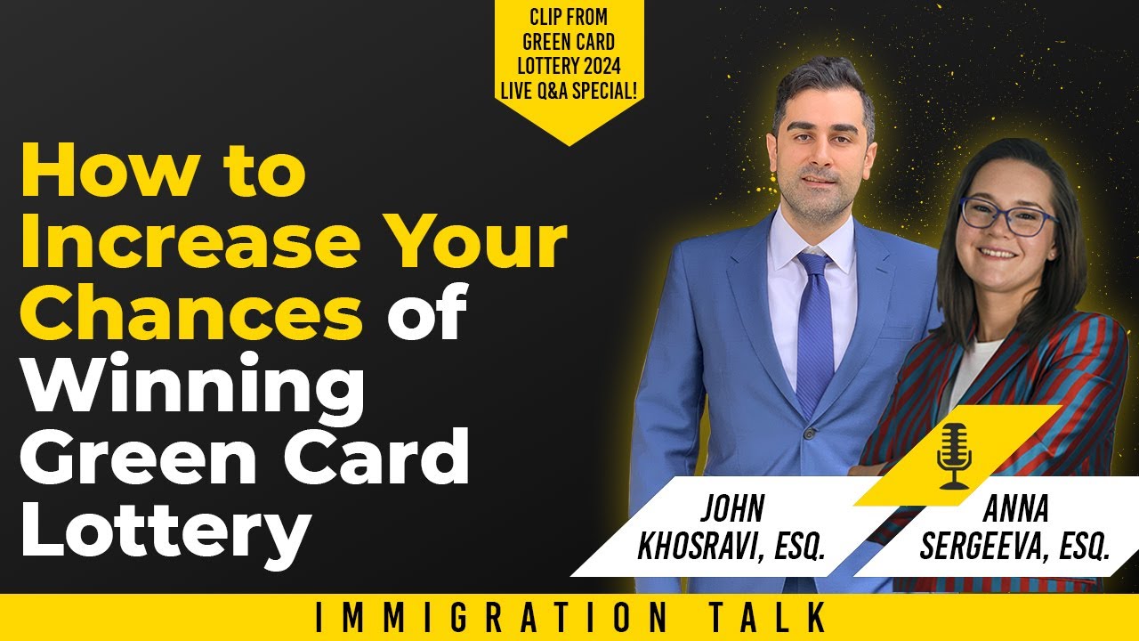 How to Increase Your Chances of Winning Green Card Lottery - YouTube