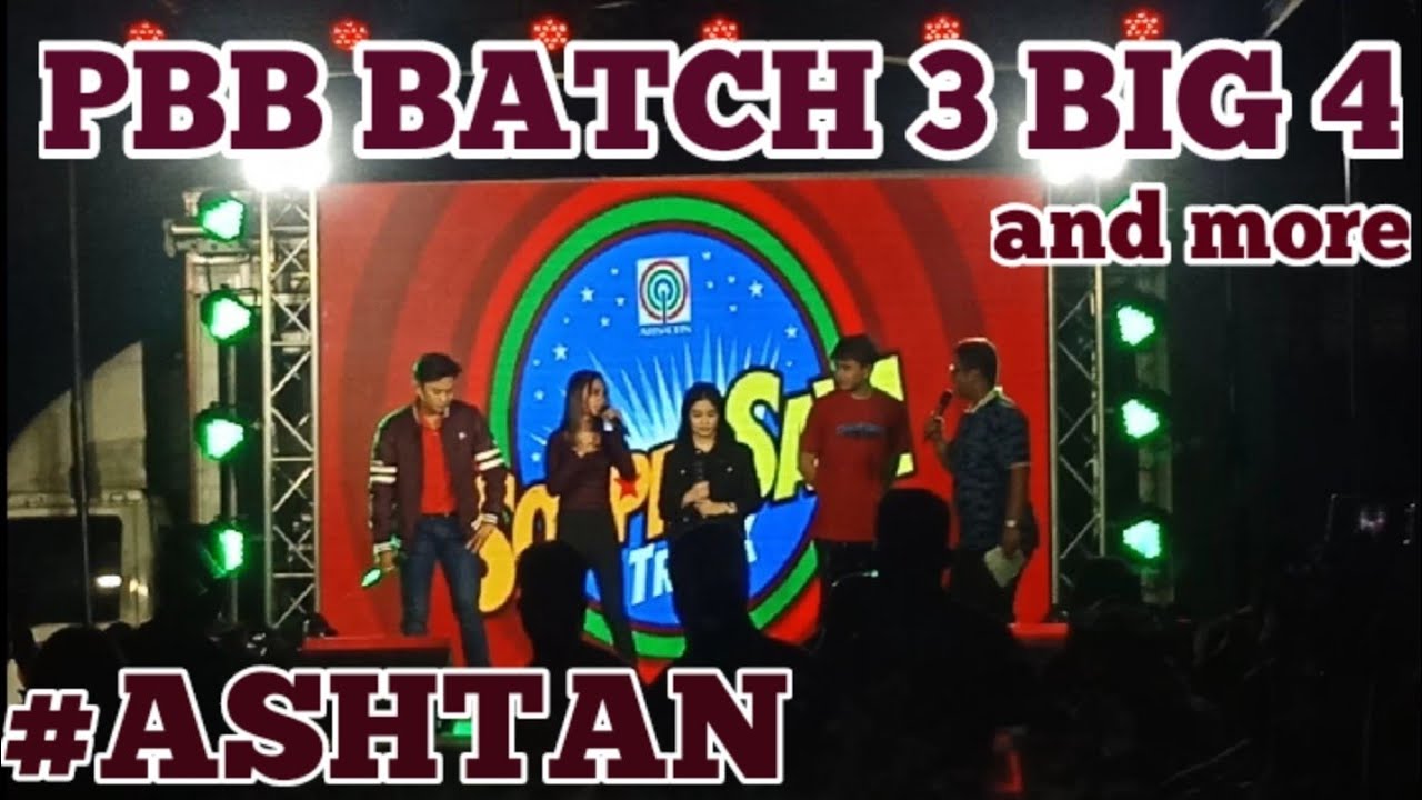 PBB BATCH 3 BIG 4(ASHTAN, YEN, BATIT) and more|Grabe sobrang saya ...
