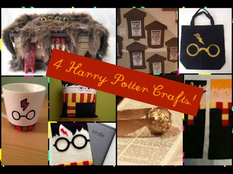4 Harry Potter crafts! - YouTube