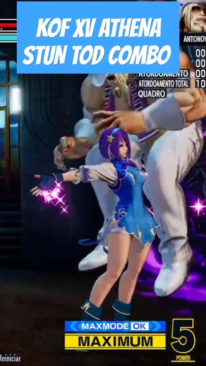 THE KING OF FIGTHERS XV ATHENA ASAMIYA STUN TOD COMBO 50 HITS - YouTube