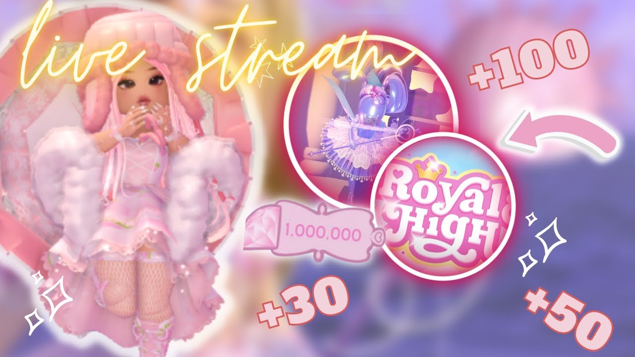 DIAMOND FARMING || royale high live stream - YouTube