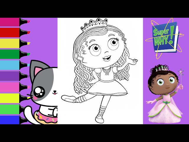 Princess Presto Coloring Pages