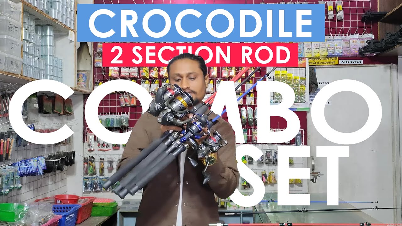 Crocodile 2 Section Rod Combo Set || 9811233336 - YouTube