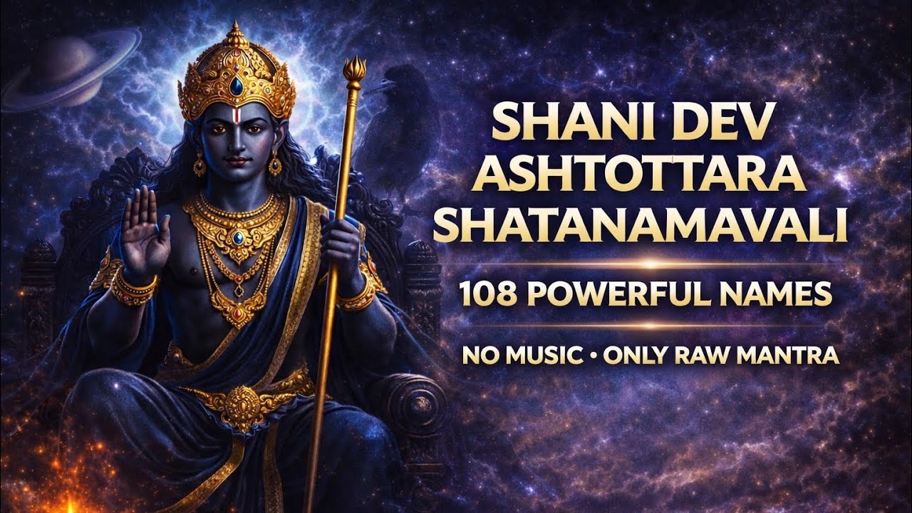 Shani Dev Ashtottara Shatanamavali | 108 Powerful Names of Lord Shani ...