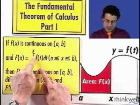The Fundamental Theorem of Calculus Part 1, Part 1 of 2, from Thinkwell ...
