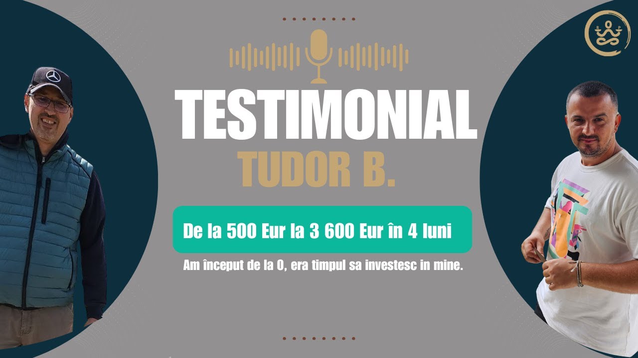 Interviu Tudor B - de la 500Eur la 3600 in primele 4 luni. - YouTube