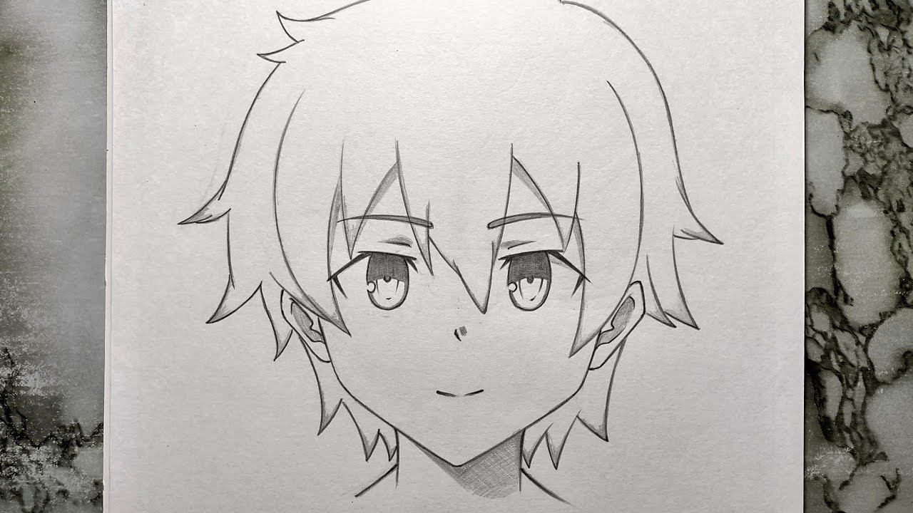 Cómo dibujar cara de anime paso a paso para principiantes | dibujo ...