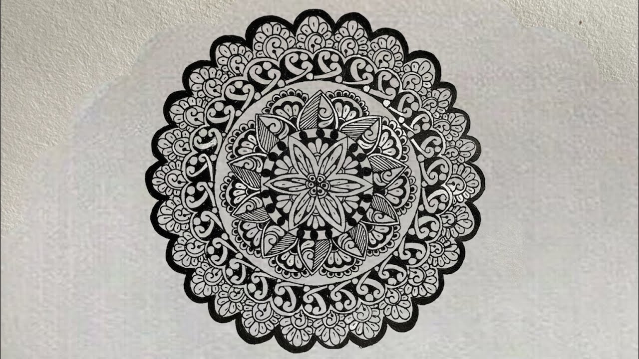 How to Draw a Mandala Art – The Complete Guide for Beginners - YouTube
