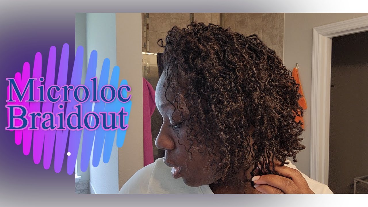 DIY Microlocs | BRAID OUT | Loc Journey | Interlocks - YouTube