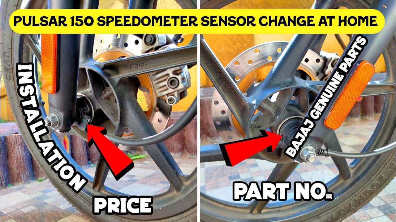 Pulsar 150 Speedometer Sensor Cable Assembly Change At Home