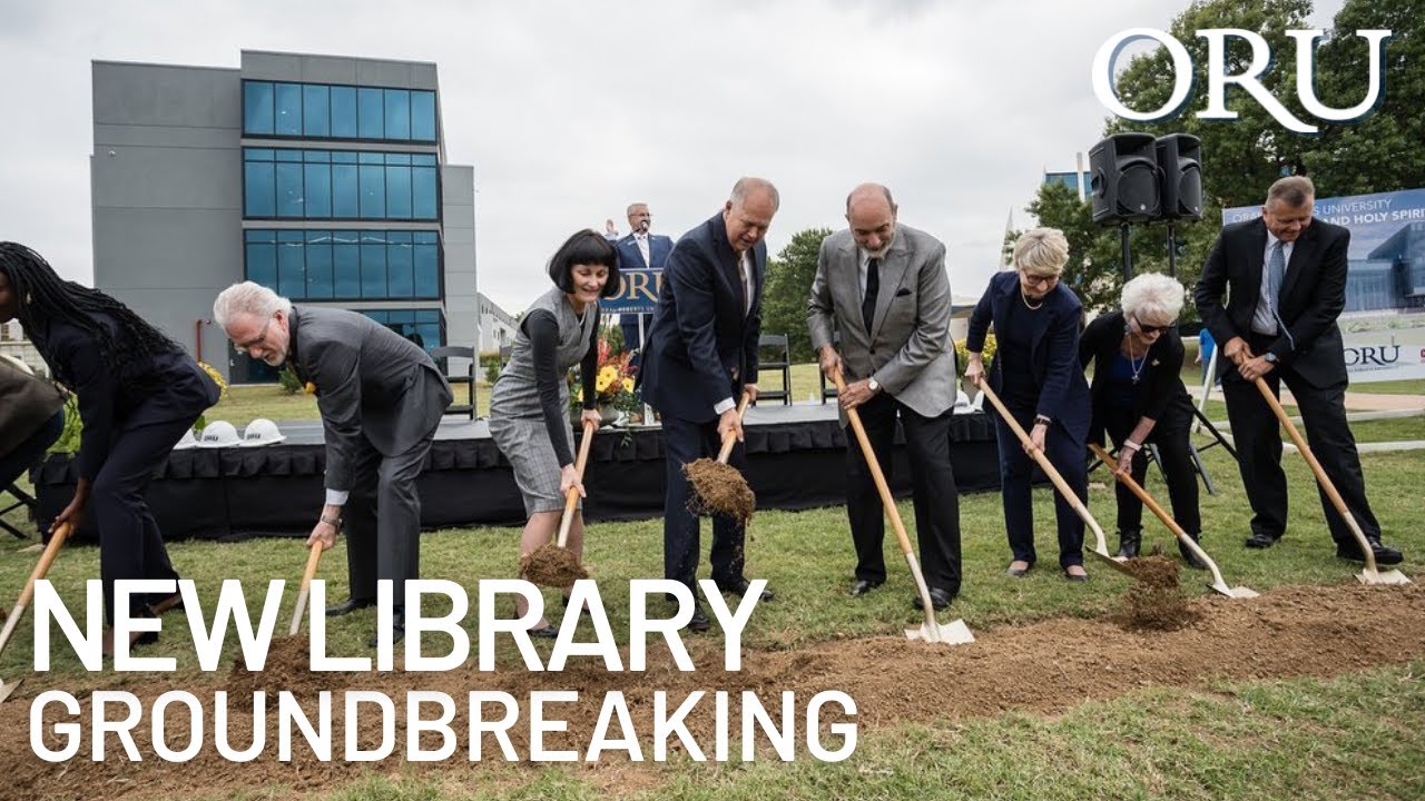A Growing Christian University: Groundbreaking for ORU's New Library ...