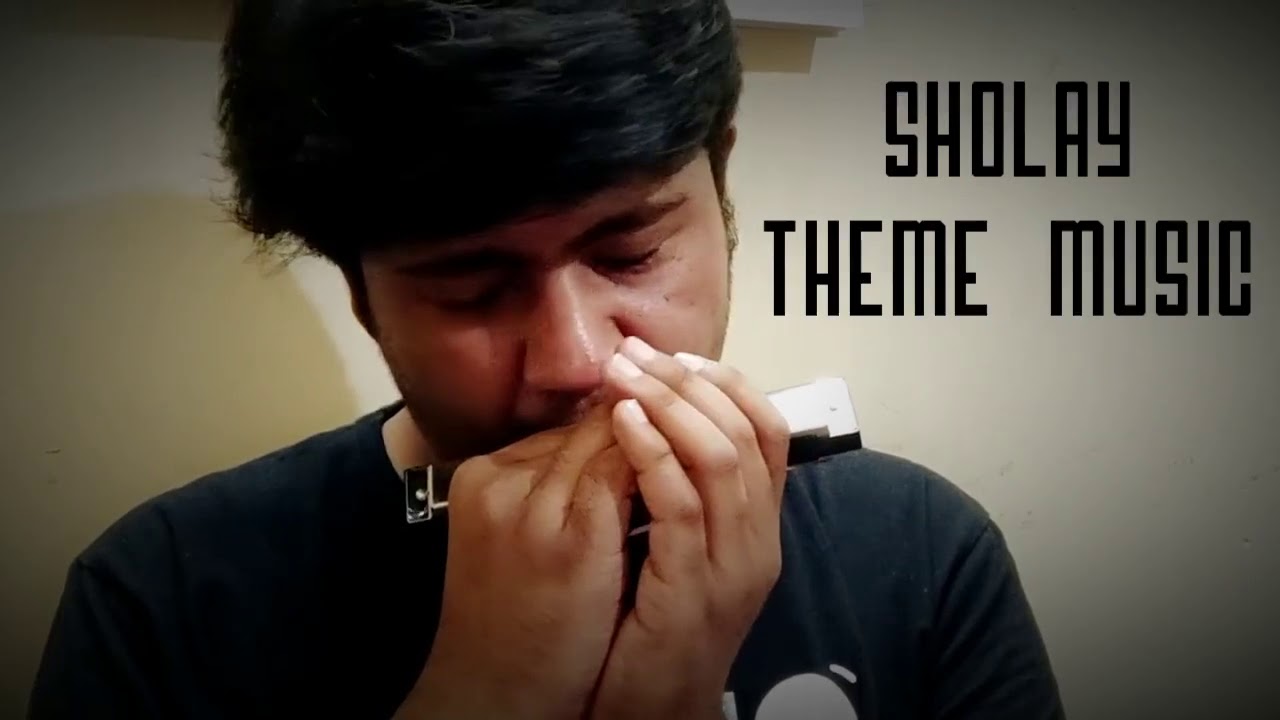 AMITABH BACHCHAN| SHOLAY| THEME MUSIC| HARMONICA| Cover Version| - YouTube