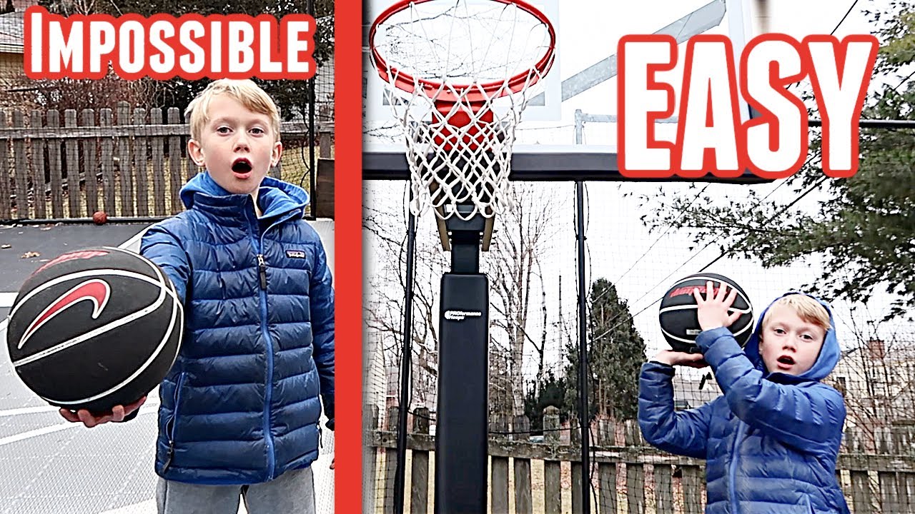 EASY TO IMPOSSIBLE BASKETBALL TRICK SHOTS! | Match Up - YouTube