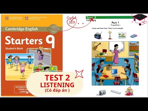 LUYỆN NGHE STARTER 9 TEST 2 LISTENING (WITH ANSWER KEY) #english # ...