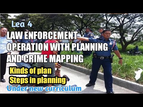 LAW ENFORCEMENT OPERATION WITH PLANNING AND CRIME MAPPING (PLANNING ...