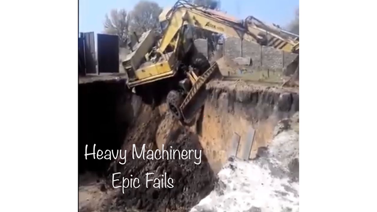 Big heavy machines epic fails. Equipment accidents caught on camera ...