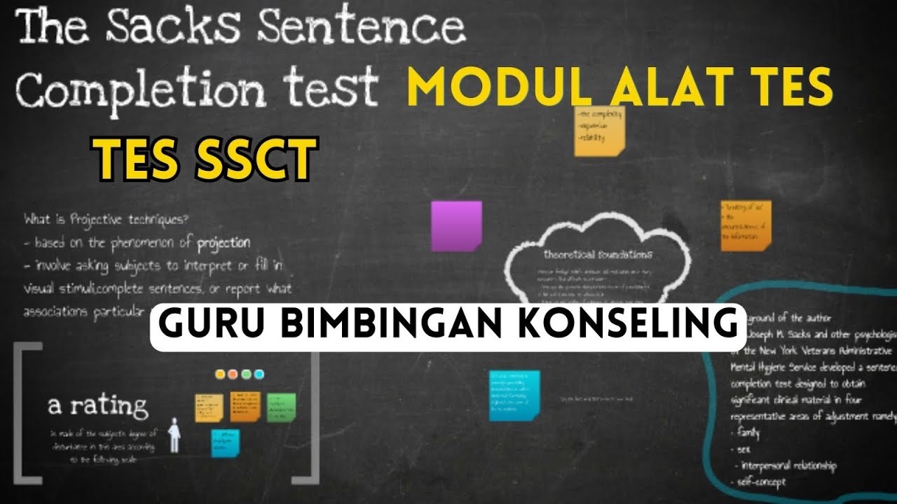 Modul Alat Tes Guru Bimbingan Konseling - Saks Sentence Completion Test ...