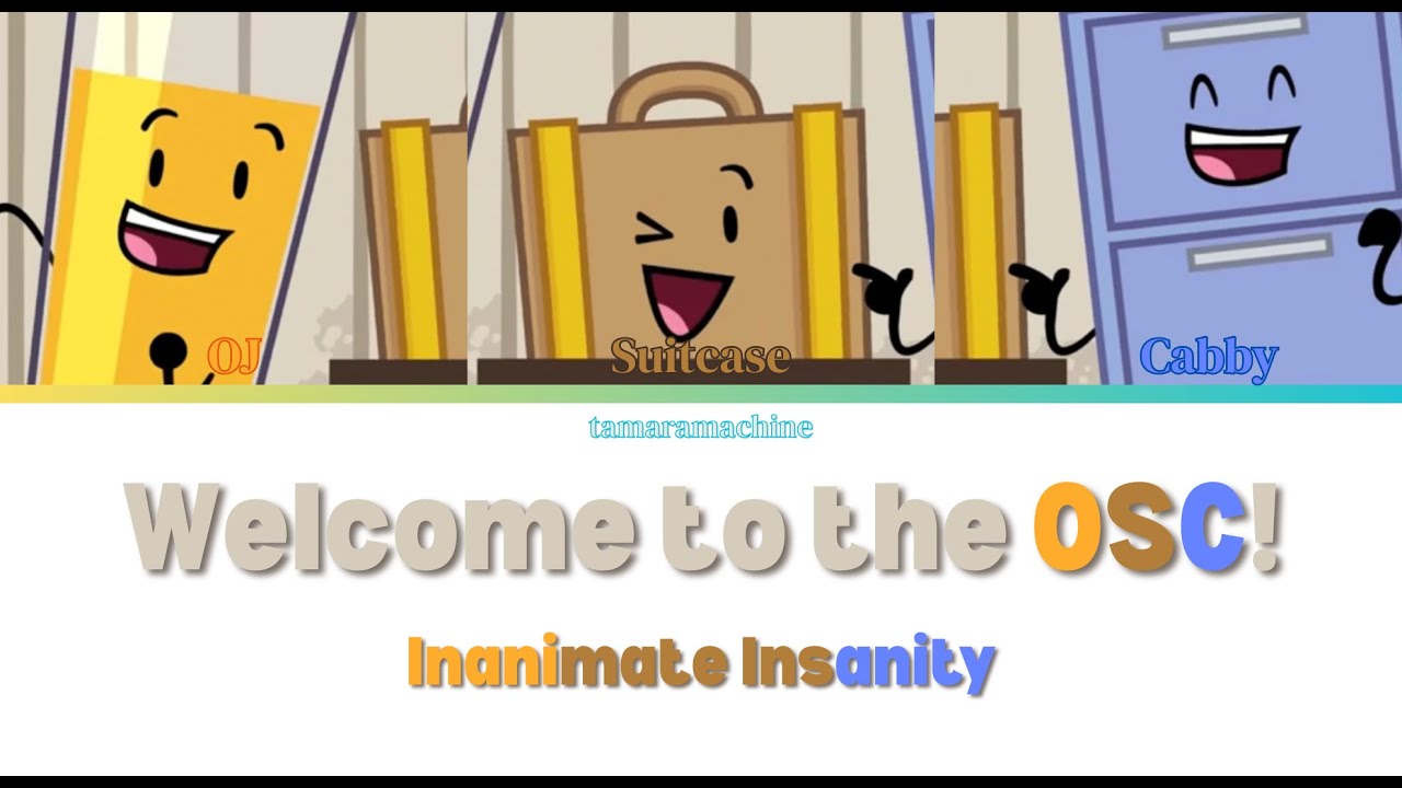 Inanimate Insanity - "Welcome to the OSC!" Color Coded Lyrics - YouTube