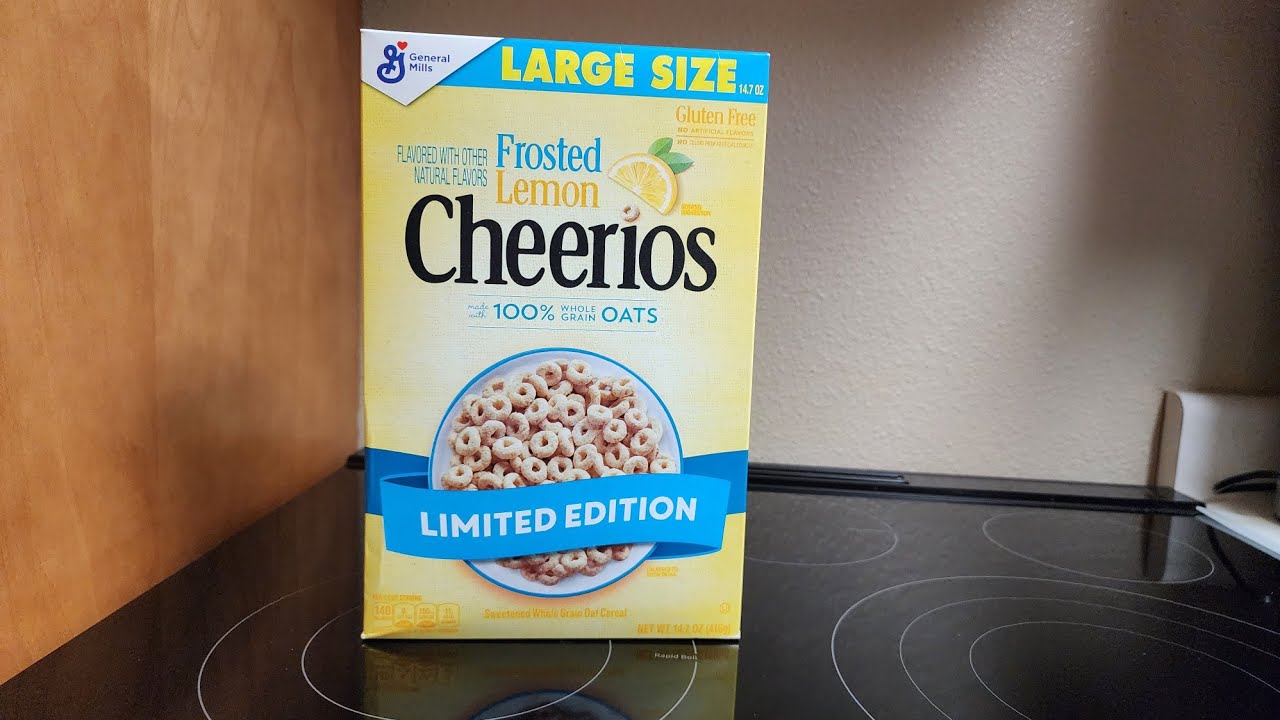 Limited Edition frosted lemon cheerios - YouTube