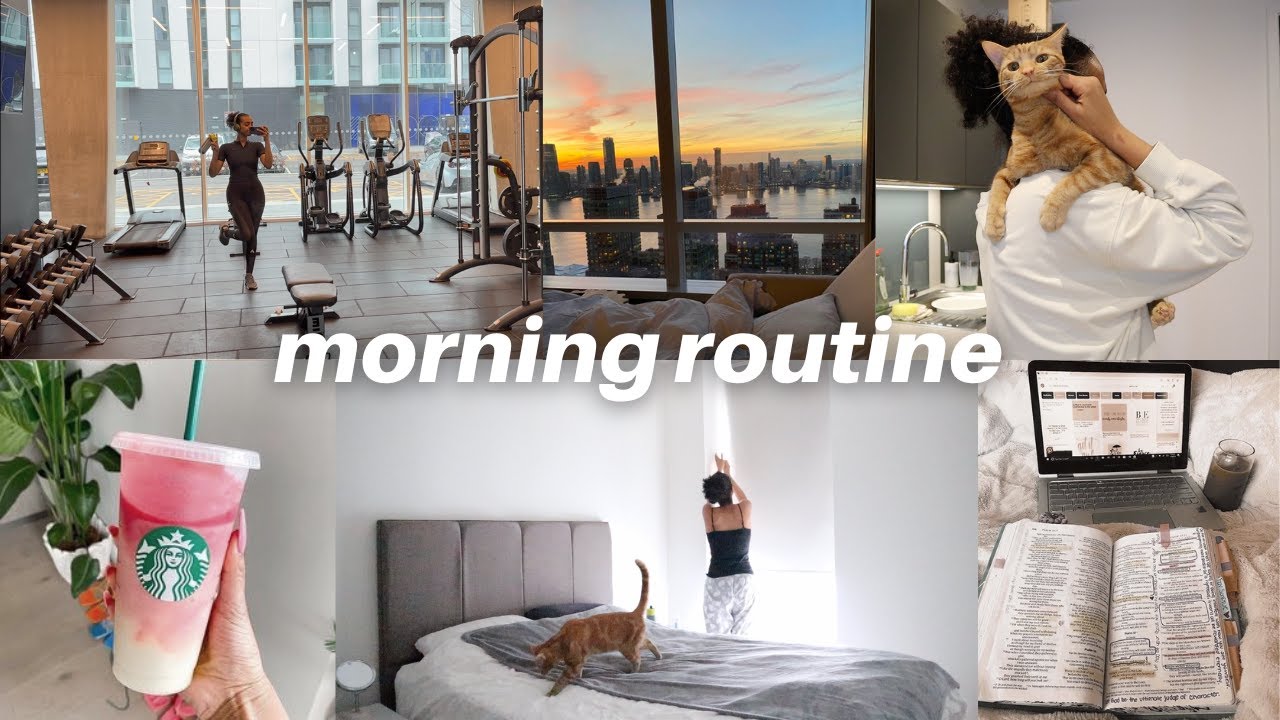 realistic 9am morning routine | slow, peaceful, productive - YouTube